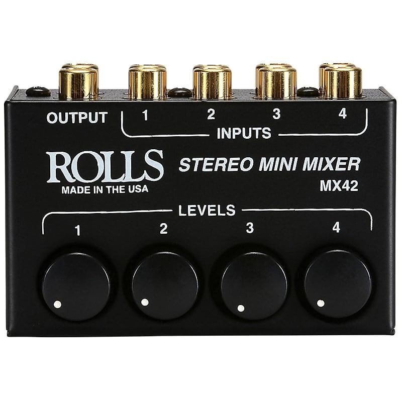 Mx42 Stereo Mini Mixer | Reverb