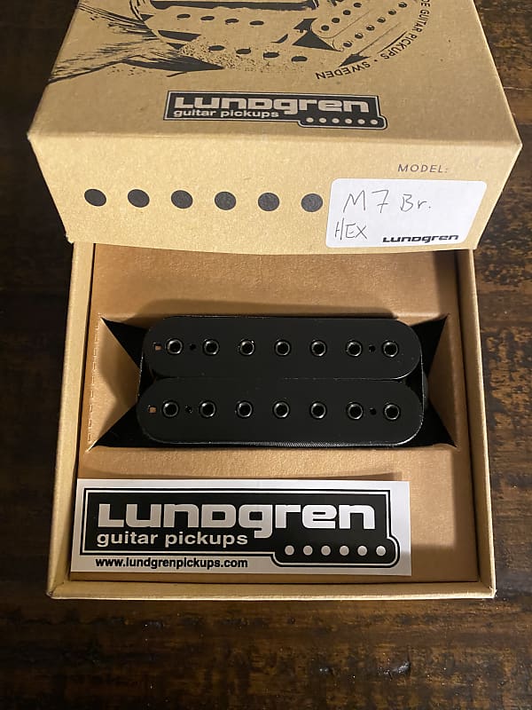 Lundgren M7 Bridge Pickup No Logo Black Hex Bolts NOS 7 | Reverb UK