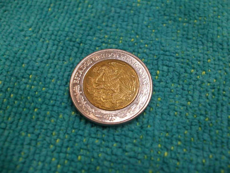 Billy Gibbons Inspired Peso Dollar Guitar Coin Pick / | Reverb