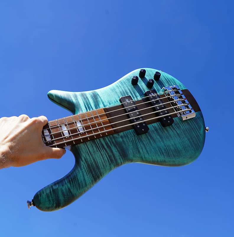 Spector Euro 5 RST - Turquoise Tide Matte 5-String Electric | Reverb