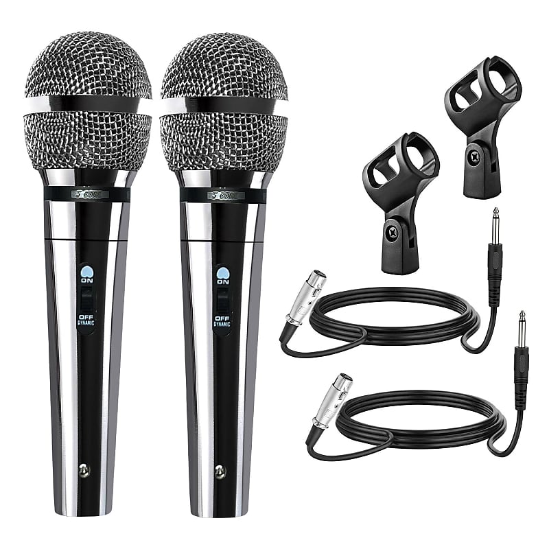 5 Core Microphone XLR Dynamic Mic Karaoke Singing Handheld | Reverb
