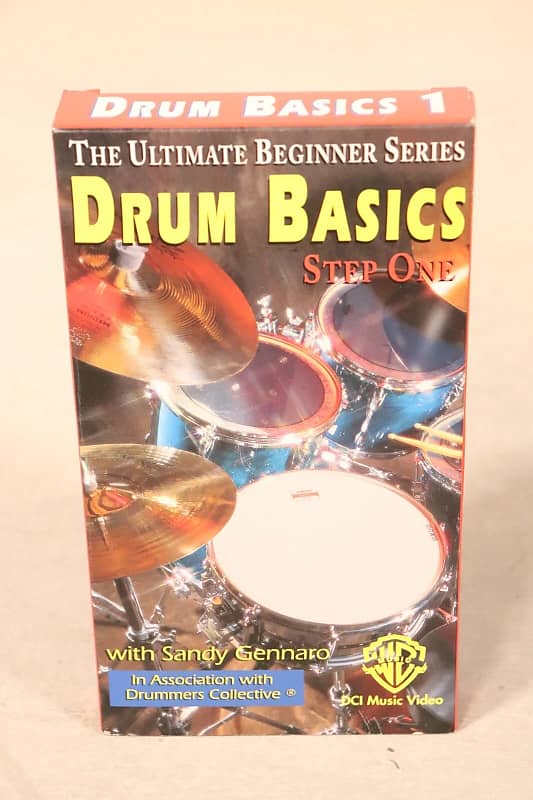 The Ultimate Beginner Drum Basics With Sandy Gennaro VHS Tape | Reverb