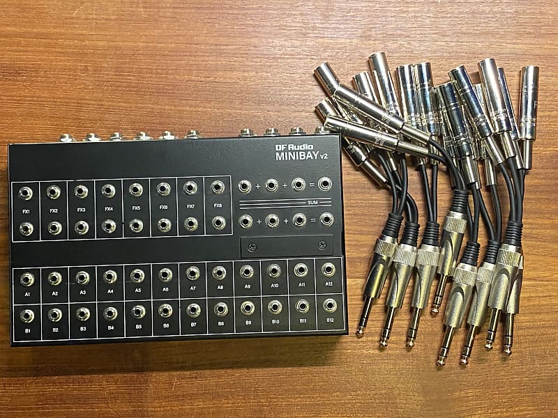 DF Audio Minibay v2 patch bay 2020 - Black | Reverb