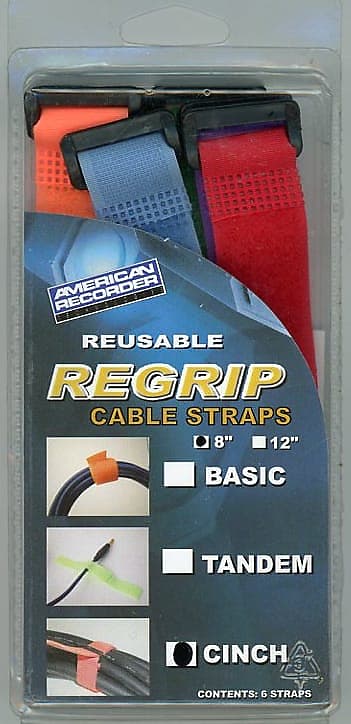 Entire box of 72 Qty American Recorder REGRIP 8" Cinch | Reverb