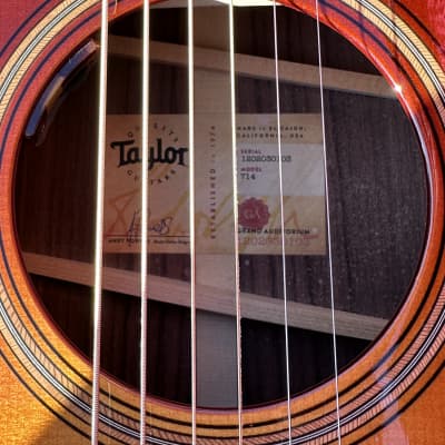 Gorgeous Unique Taylor 714 | Reverb