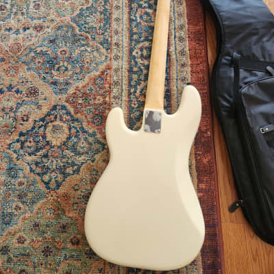 Fender American precision bass neck MIM body EMG Geezer Gotoh | Reverb