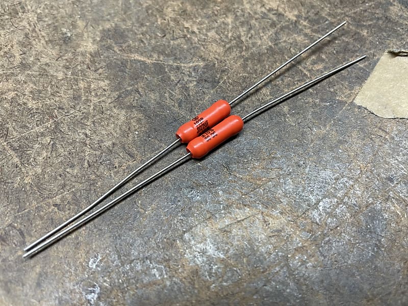 1x Sprague NOS Tone Cap 0.022uF 22nF 192P Orange Drop | Reverb
