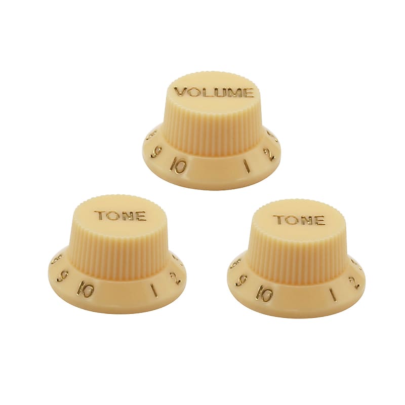 3pcs 2T1V FD Style Guitar Knobs Tone & Volume Control Knobs | Reverb