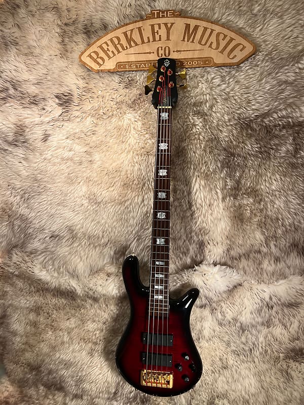 Spector NS 5 Euro 1989-1991 - Black Cherry | Reverb