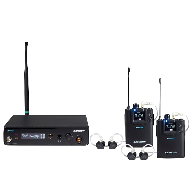 Samson EarAmp EWM100 Wireless Dual In Ear Monitor System | Reverb