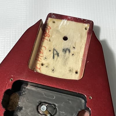 2000's India Jackson JS32 RR Rhoads V Candy Red Guitar Body | Reverb