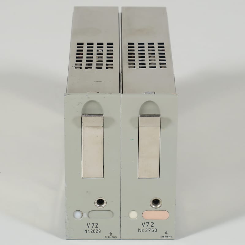 Siemens 6S ELA 2303 V72 tube preamp pair | Reverb