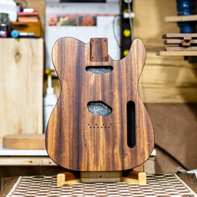 Parota & Roasted Ash Tele Body | Reverb