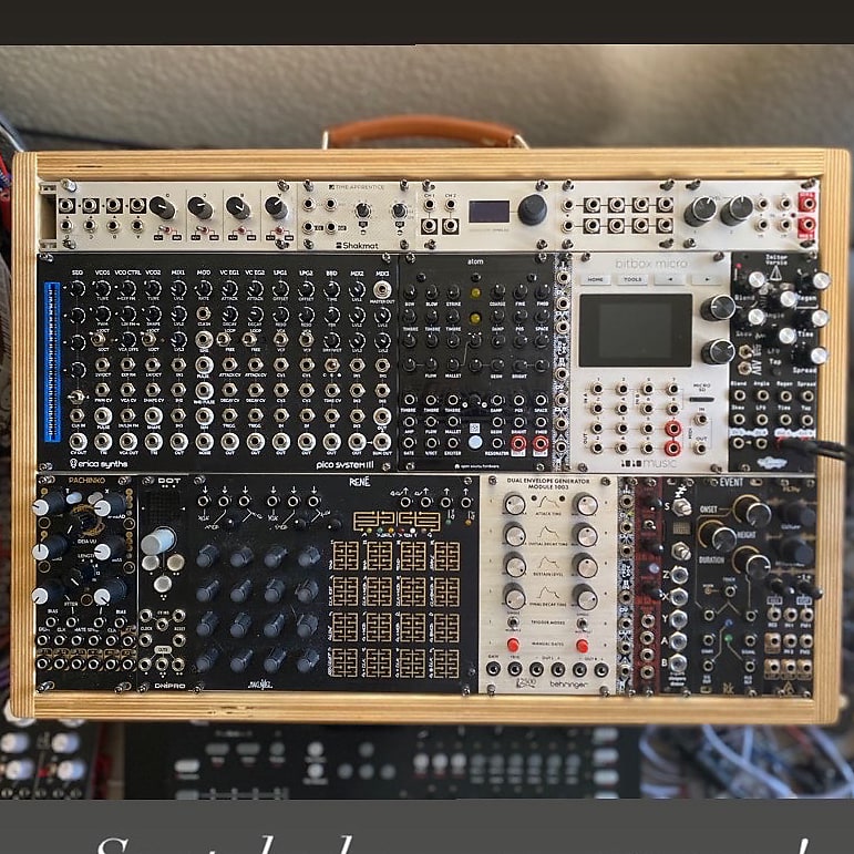 handcrafted beautiful 7u 90hp eurorack case | Reverb