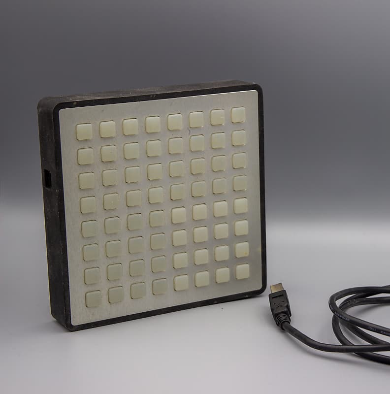 Monome 64 Grid 2010s Chrome/Rubber | Reverb