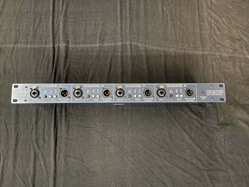 Palmer PAN 08 4 Channel Active Direct/Line Isolation Box | Reverb