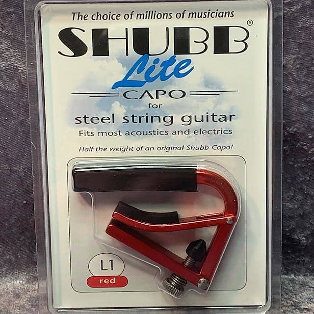 Shubb L1 Lite Capo - red | Reverb