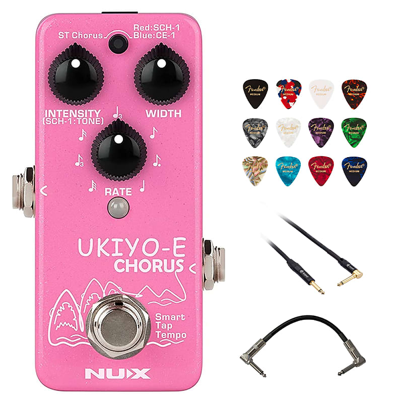 NUX UKIYO-E Mini Chorus Guitar Effects Pedal Bundle with | Reverb