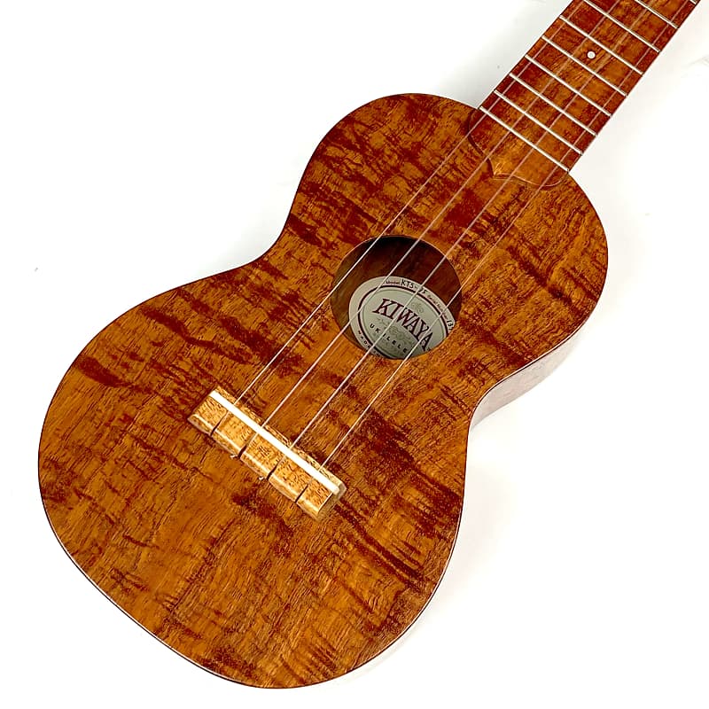 Kiwaya KTS-95 Ukulele Fancy Koa Limited Soprano handmade one | Reverb