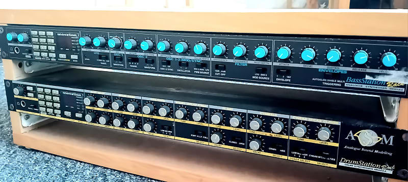 Novation Bass Station Rackmount Synthesizer + Novation Drum | Reverb