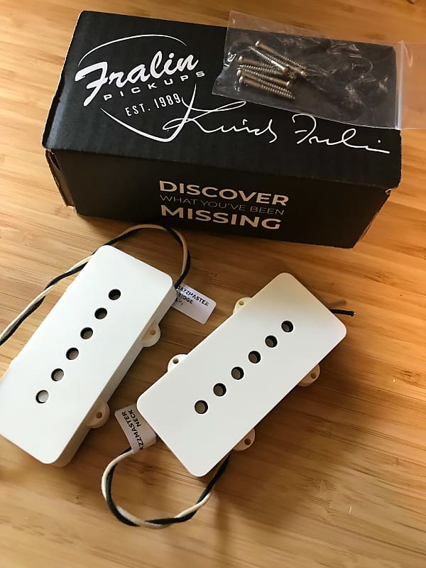 Lindy Fralin Jazzmaster Pickups Stock Set with 5% Overwound | Reverb