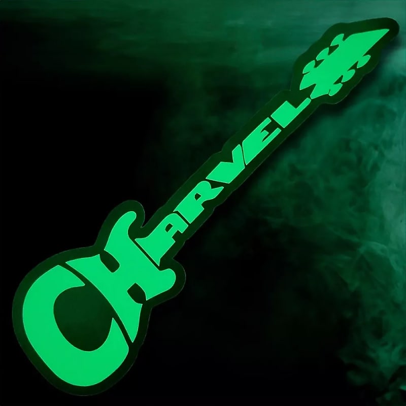 CHARVEL GUITARS "GLOW IN THE DARK" STICKER INSANELY RARE | Reverb
