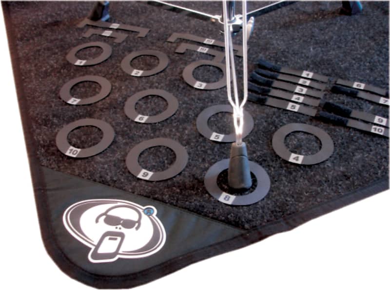 Protection Racket - Numbered Markers Drum Mat Rug Carpet | Reverb UK