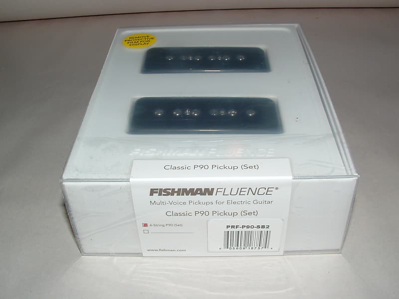 Fishman Fluence PRF-P90-SB2 P90 Classic Set (Black) New | Reverb