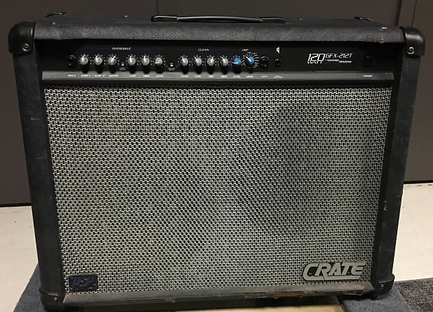 Crate GFX 212 T Two 12" speaker Two Channel Amp Gray | Reverb