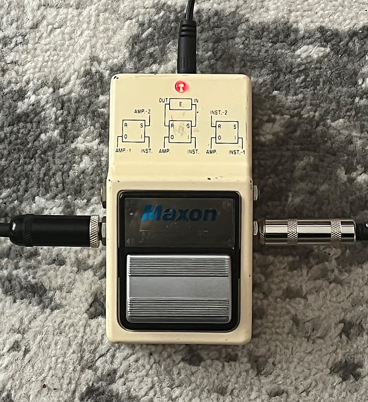 Rare Maxon MS-9 Master Switch Pedal (Black Label) Early 80's | Reverb