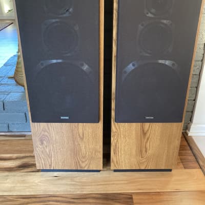 Vintage Pair of RCA Dimensia SPK500T Speakers New Foam | Reverb