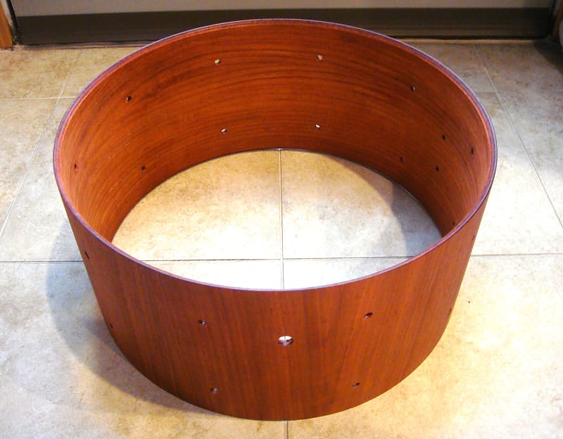 CVL 14"x6.5" Padouk 5.4mm 6-ply wood snare drum shell 10-lug | Reverb