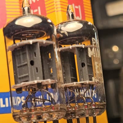 NOS Pair Philips ECC82 / 12AU7 perfectly matched - Heerlen | Reverb