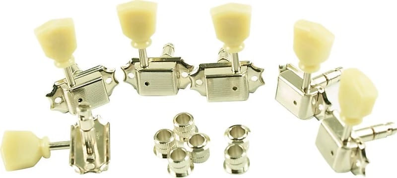 Gotoh 3 Per Side Vintage Style Locking Tuning Machines Nickel | Reverb