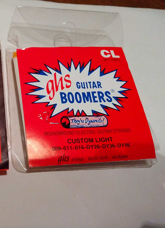 Unused Vintage American made GHS Boomers Custom Light | Reverb