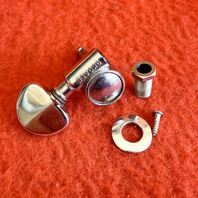 Grover PAF Rotomatic TREBLE SIDE guitar tuner c 1960 - Chrome | Reverb