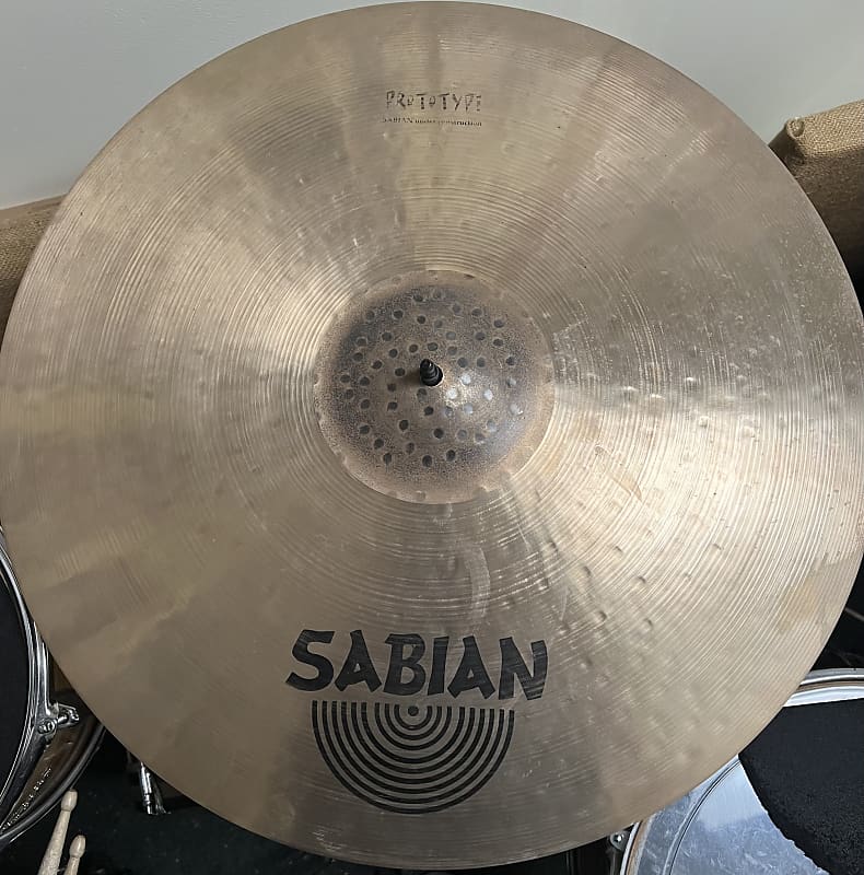 Sabian 22” Prototype (HH/HHX?) Ride 2010’s Natural | Reverb