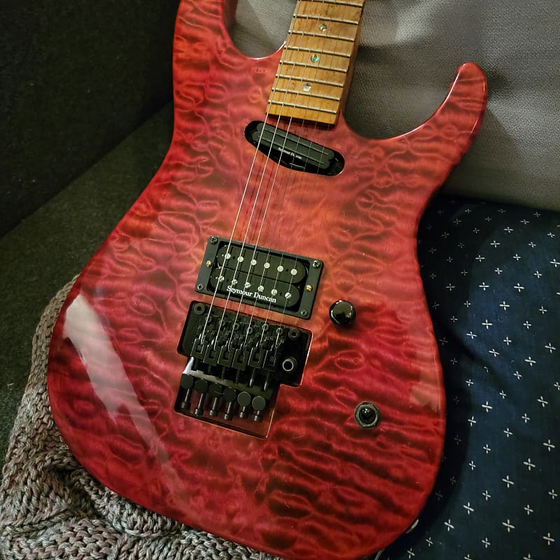 ESP M-I / M-II / Mirage Custom Shop Quilt Maple Body | Reverb