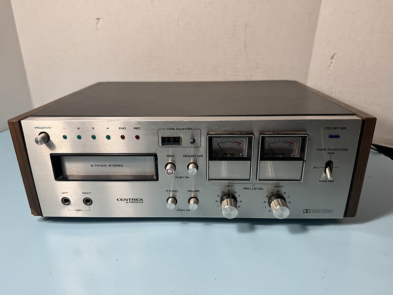 Vintage Centrex by Pioneer Rh-65 8 Track Tape Recording Deck | Reverb