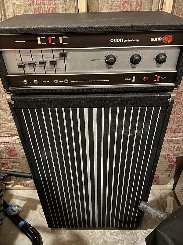 Sunn Orion Control Amp and Cabinet 1969 | Reverb