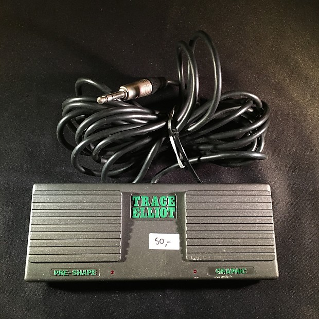 Rare Trace Elliot Foot pedal pre-shape / graphic | Reverb