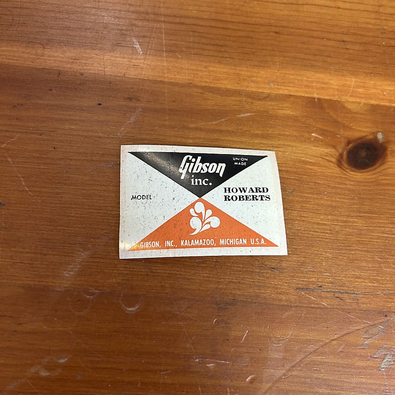 1970's Gibson Howard Roberts Soundhole Label N.O.S. | Reverb