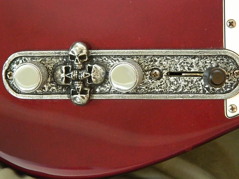 Skull control plate for fender telecaster guitar Hand | Reverb Estonia