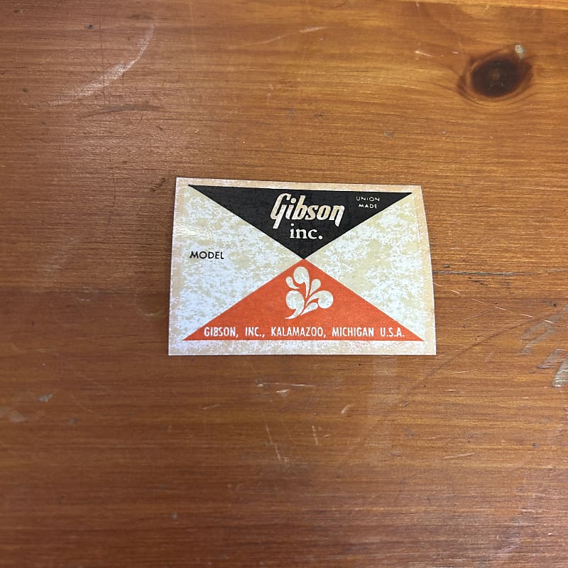 1970's Gibson Blank Soundhole Label N.O.S. | Reverb
