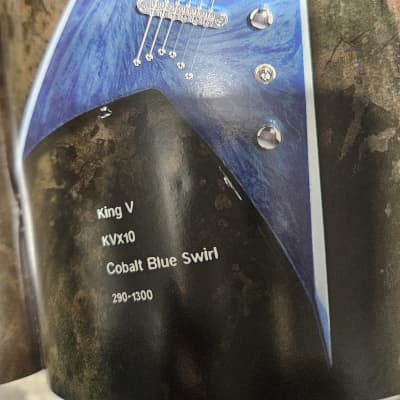 Jackson King V blue colbolt swirl japan King V 2003 ish - | Reverb