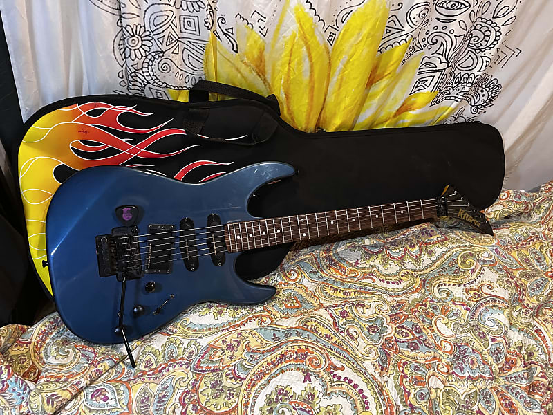 Kramer 610 Pacer HSS Floyd Rose Electric Guitar w Flame Case | Reverb