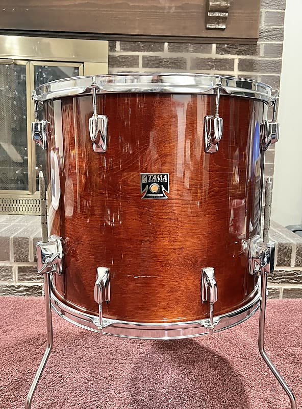 Tama Superstar Floor Tom 18x16 1983 - Super Mahogany | Reverb