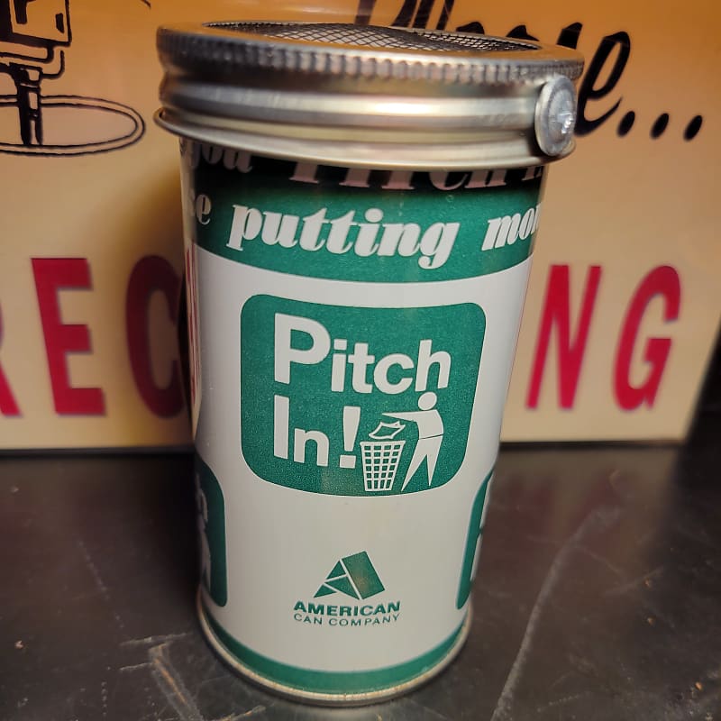 Lo Fi Steel Can Piggy Bank Microphone - Pitch In | Reverb