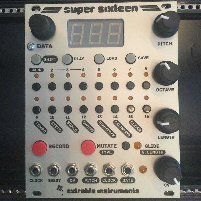 Extralife Instruments Super Sixteen Sequencer - Aluminum | Reverb