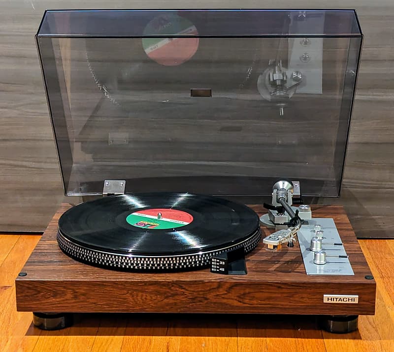 Hitachi PS-48 Direct Drive Semi Automatic Turntable/ Near | Reverb
